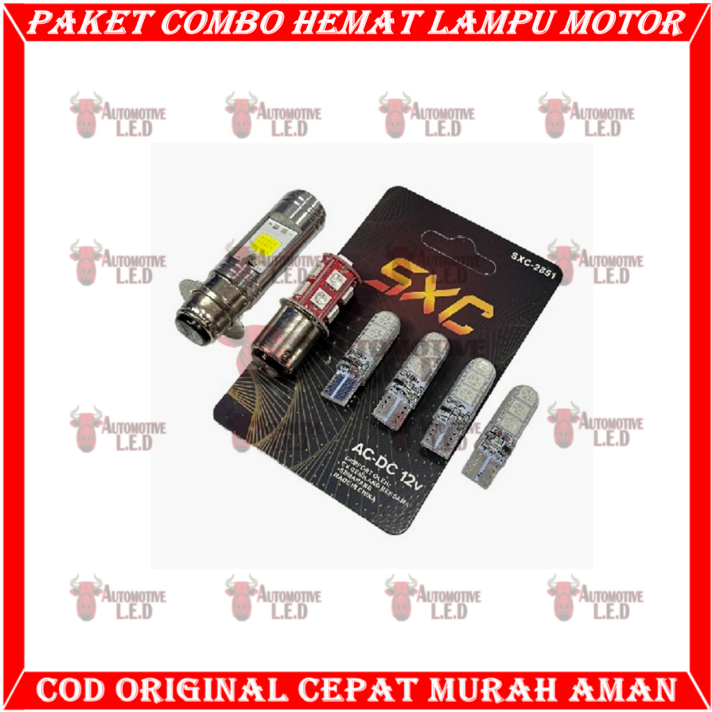 Jual PROMO PAKET LAMPU MOTOR LED H6 BOHLAM STOP PLUS SEN MOTOR | LAMPU ...