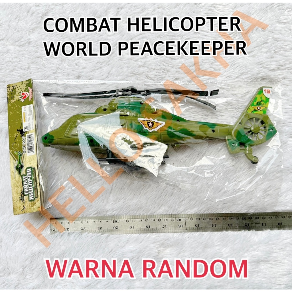 Jual MAINAN OCT 5113 COMBAT HELICOPTER WORLD PEACEKEEPER HELIKOPTER ...