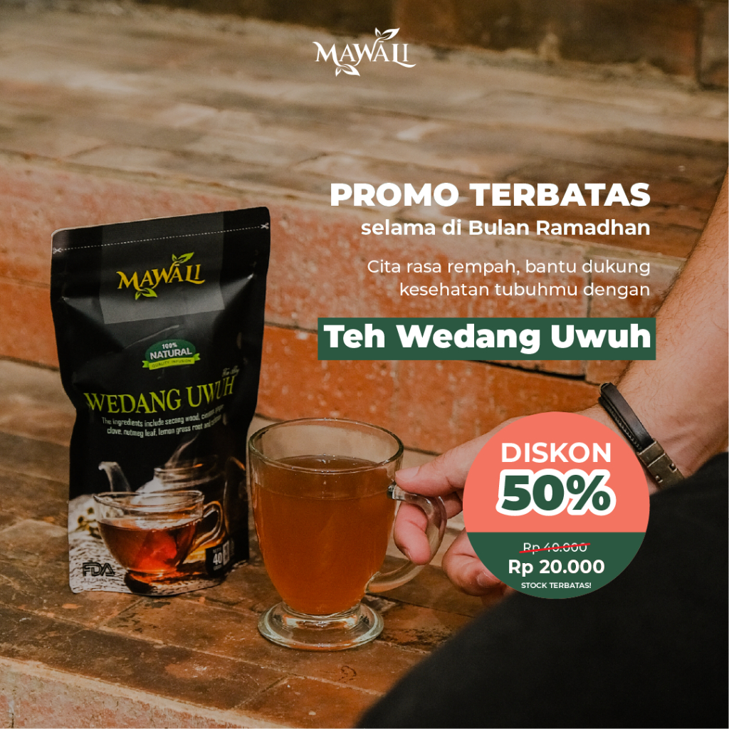 Jual Teh Celup Herbal Wedang Uwuh Original MAWALI ,isi 20 Bag 100%Organik | Shopee Indonesia