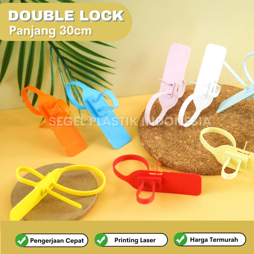 Jual Segel Plastik Kontainer Double Lock Anti Jebol Free Printing ...