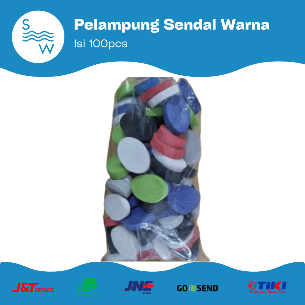 Jual pelampung / kumbul jaring ikan karet sandal isi 100pcs | Shopee ...
