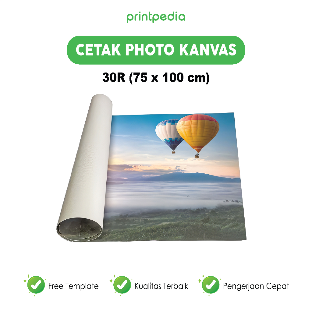 Jual Cetak Foto Bahan Kanvas Premium / Canvas Photo Print Ukuran 30R ...