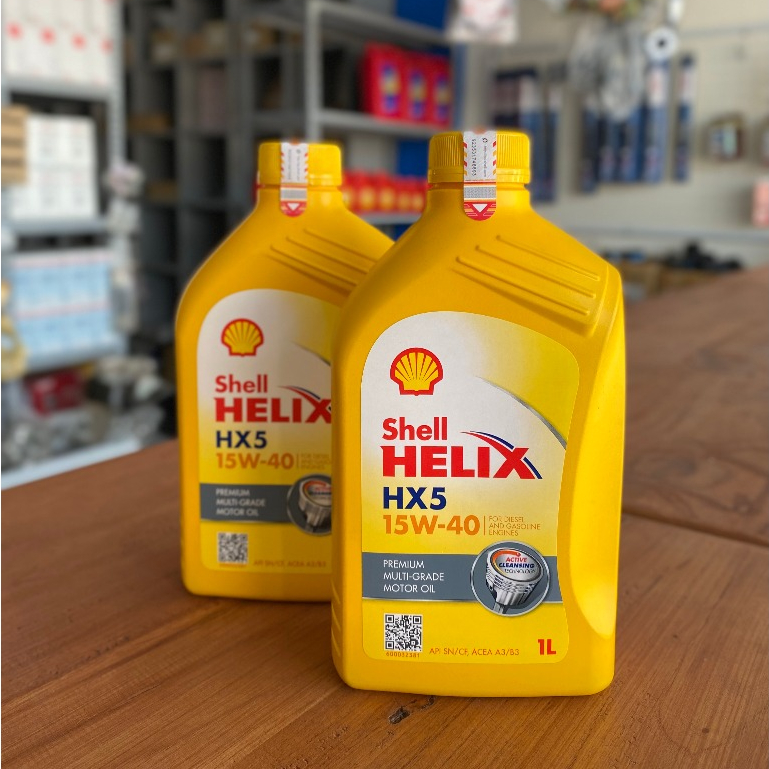 Jual Shell Helix HX-5 15W-40 Kemasan 1 Liter | Shopee Indonesia