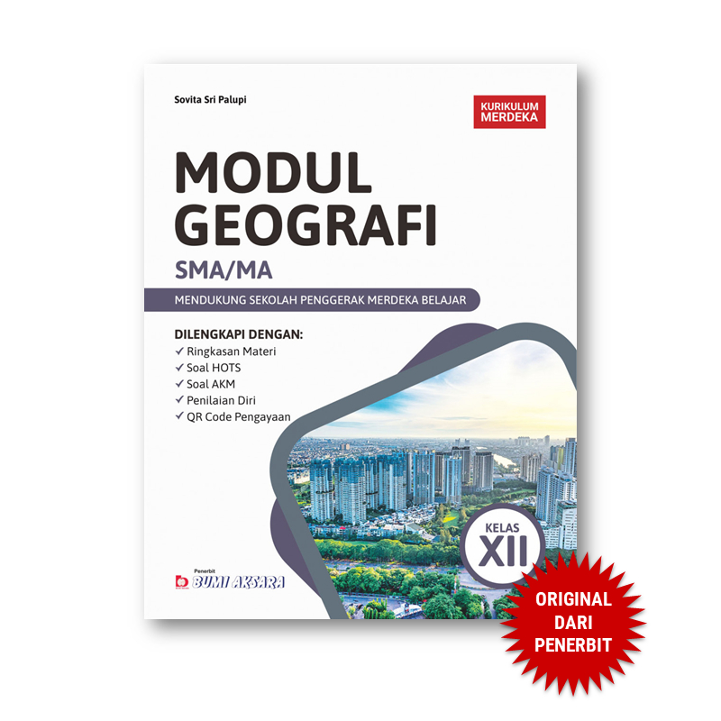 Jual Modul Geografi Kelas XII SMA MA Kurikulum Merdeka - Bumi Aksara | Shopee Indonesia
