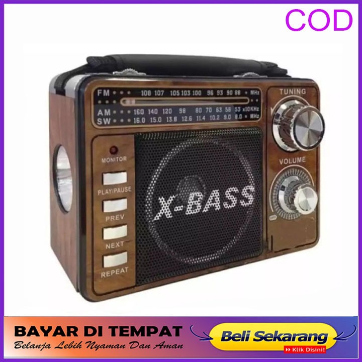 Jual Radio Bluetooth Portable Mitsuyama X-Bass MS 4020 BT Classic dan ...
