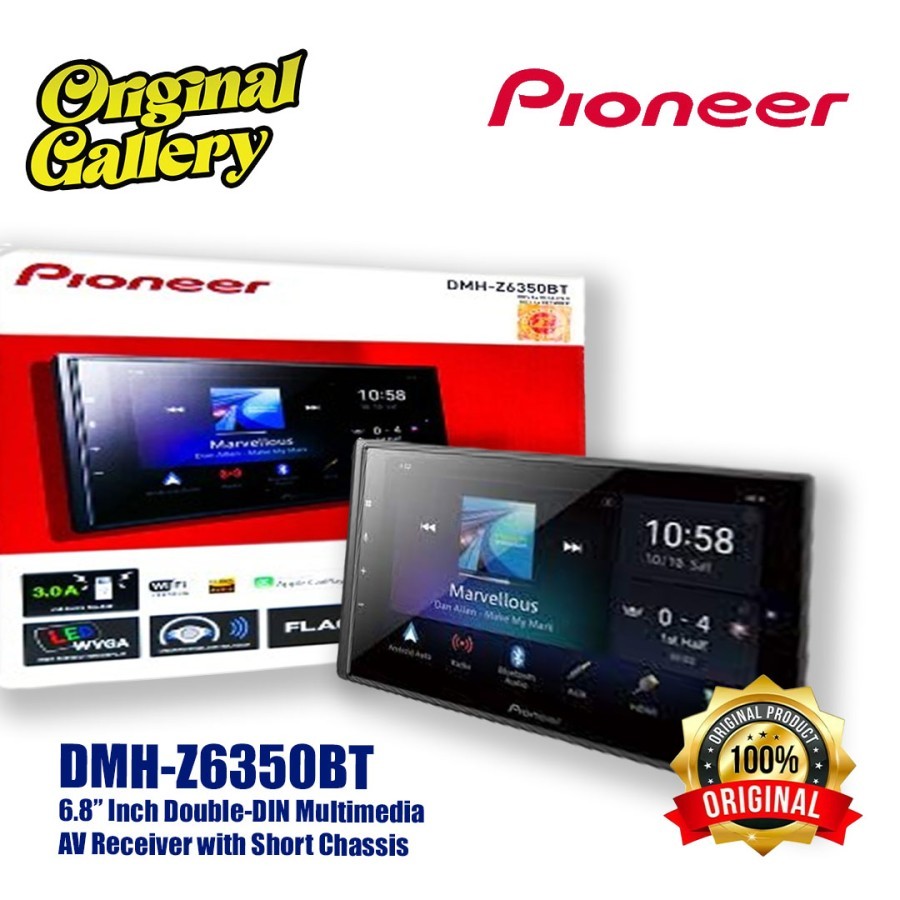 Jual PIONEER DMH-Z6350BT Head Unit Double Din | Shopee Indonesia
