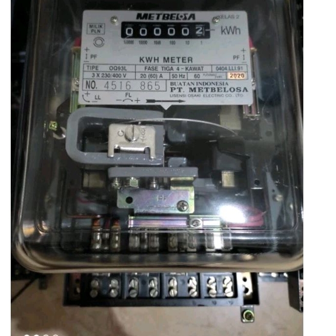 Jual KWH meter 20 /60A 3 phasa merk METBELOSA | Shopee Indonesia
