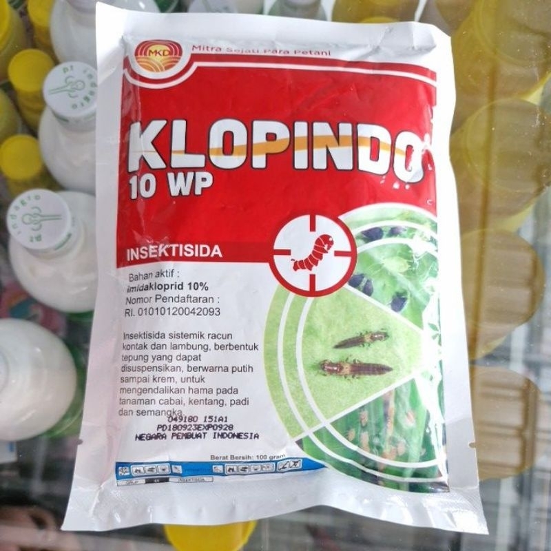 Jual Insektisida KLOPINDO 10 WP - 100 Gram | Shopee Indonesia