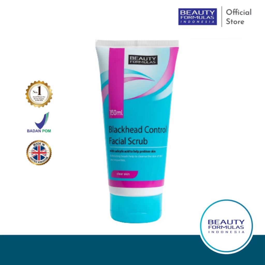 Jual Beauty Formulas Blackhead Control Facial Scrub 150 Ml | Shopee ...