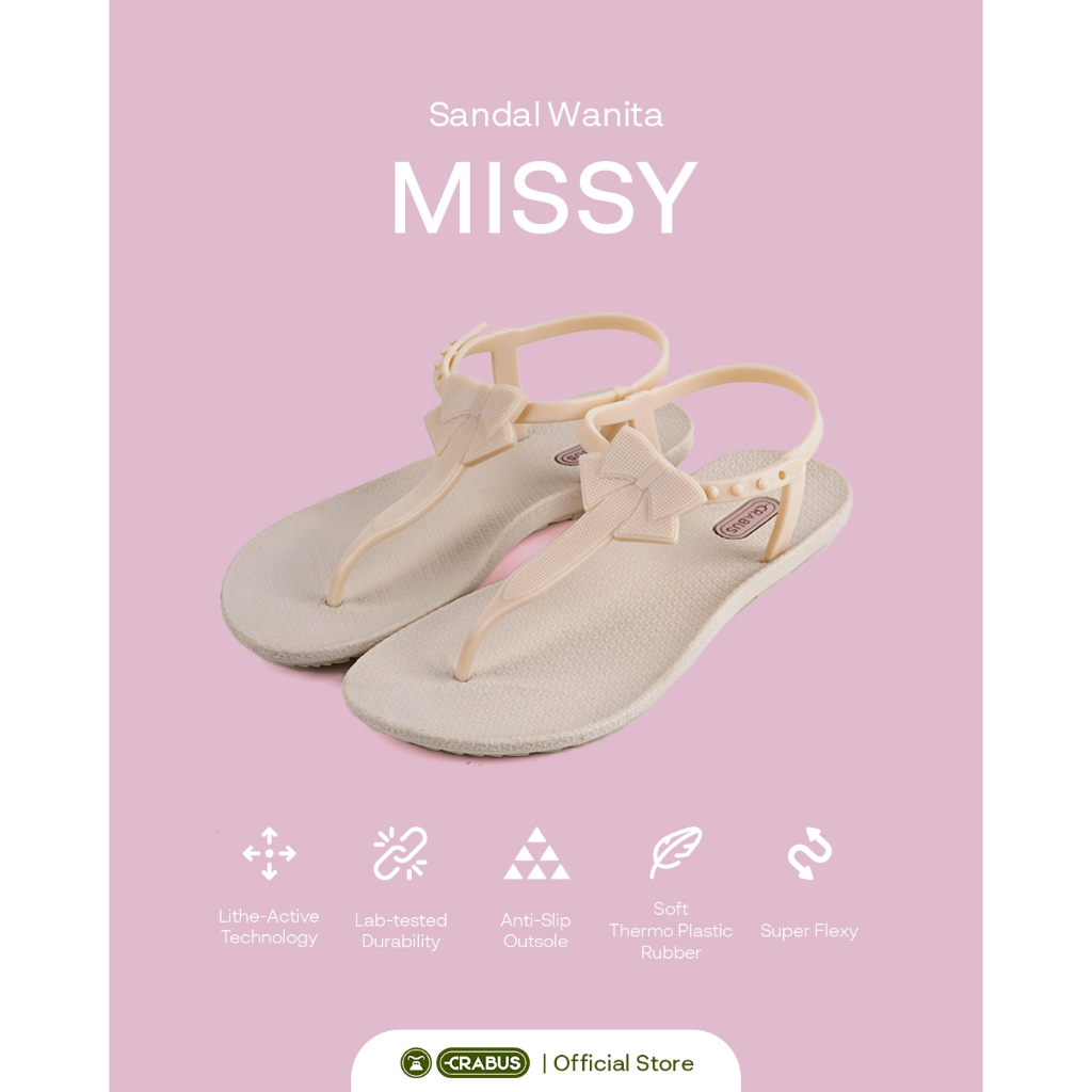 Jual Sendal Wanita Crabus MISSY | Shopee Indonesia