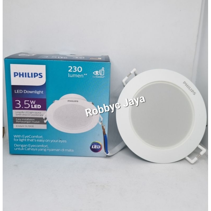 Jual PHILIPS Lampu Downlight Panel Led Eridani DL190B 3.5w | Shopee Indonesia