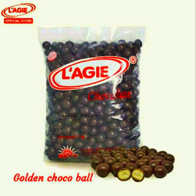 Jual Lagie coklat kiloan / Lagie Golden Choco ball / Lagie biskuit bola ...