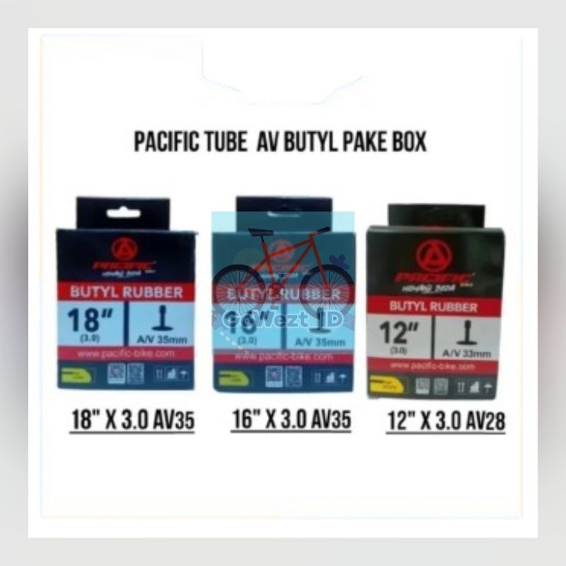 Jual Ban Dalam Sepeda Ukuran 12 16 18 20 x 3.0 Pacific by Kenda Jumbo Fat Bike Anak BMX | High ...