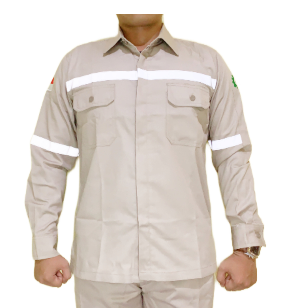 Jual Baju Proyek Hitam Bengkel Mekanik Teknisi Kemeja Safety Wearpack ...