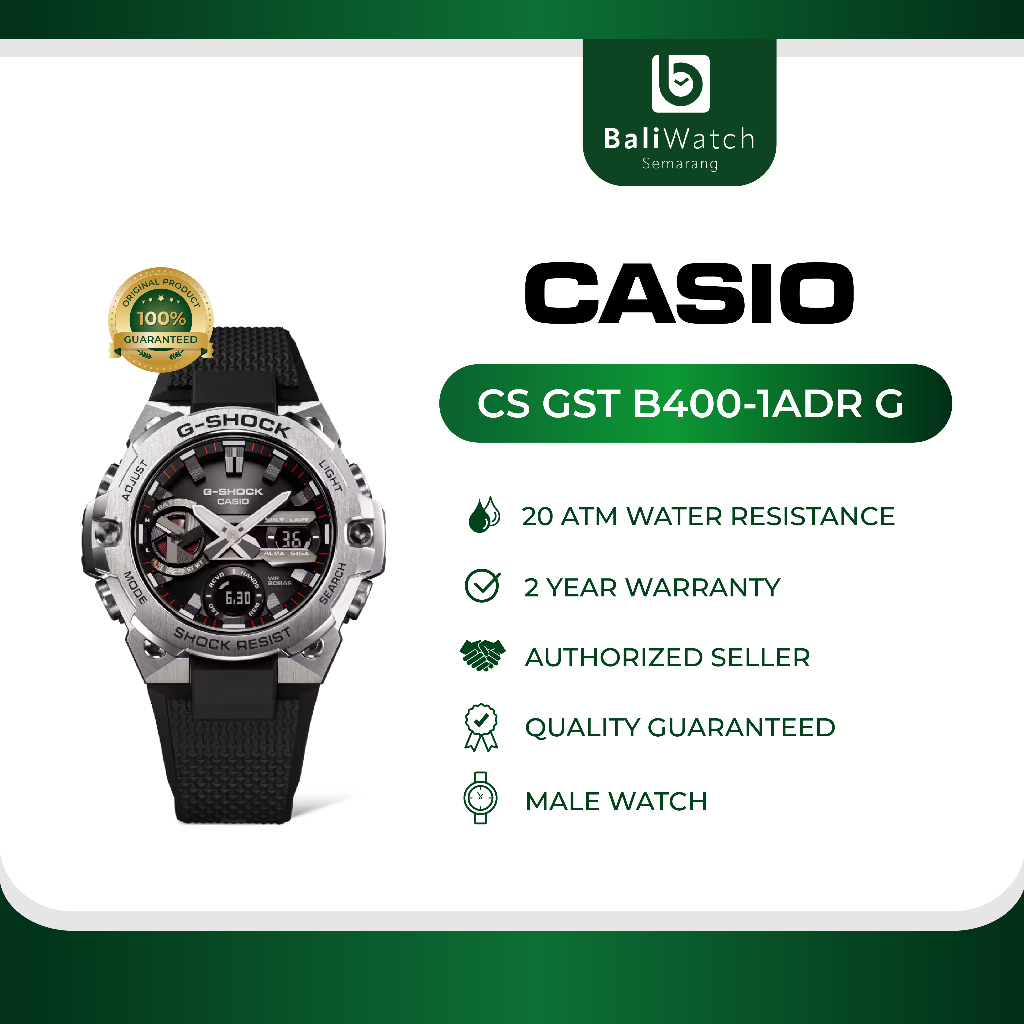 Jual Casio CS GST B400-1ADR G | Shopee Indonesia