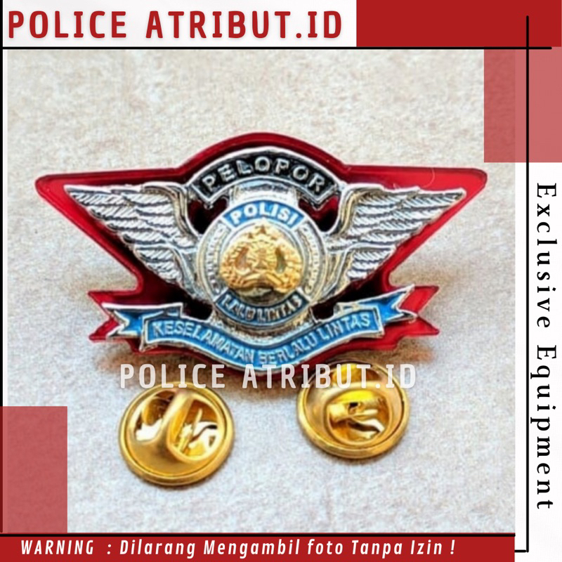 Jual Pin PELOPOR LANTAS POLRI Lis Mika Merah COD Promo Terbaru ...