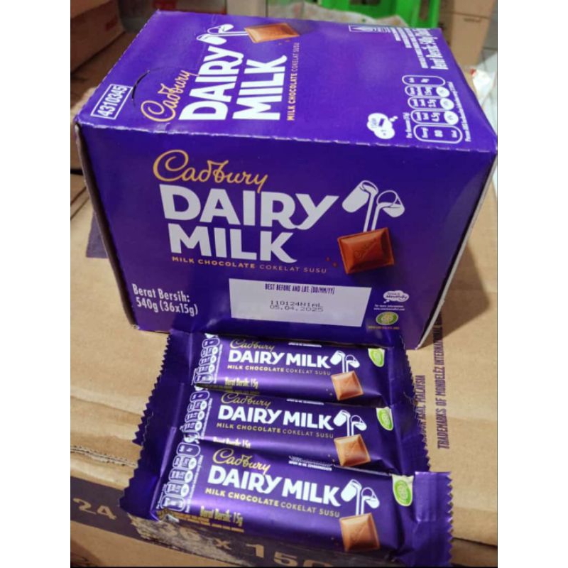 Jual cadbury milk chocolate - 15 gr | Shopee Indonesia