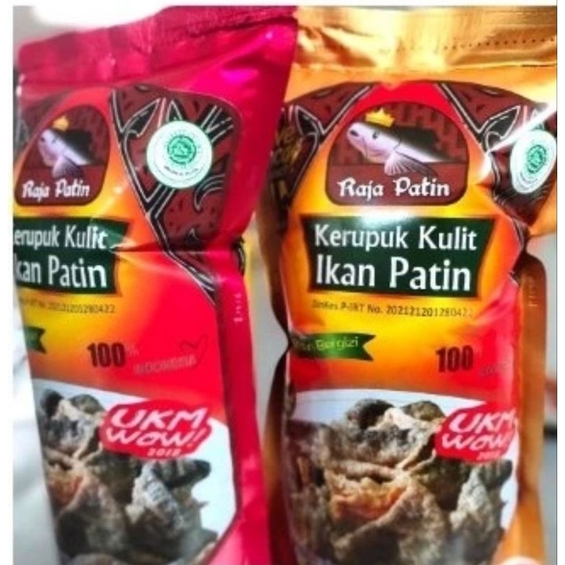 Jual KERUPUK KULIT IKAN PATIN BALADO/ORIGINAL CAP RAJA PATIN|SNACK ...
