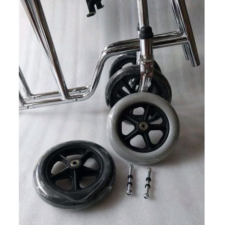 Jual Ban depan kursi roda/roda depan kursi roda | Shopee Indonesia