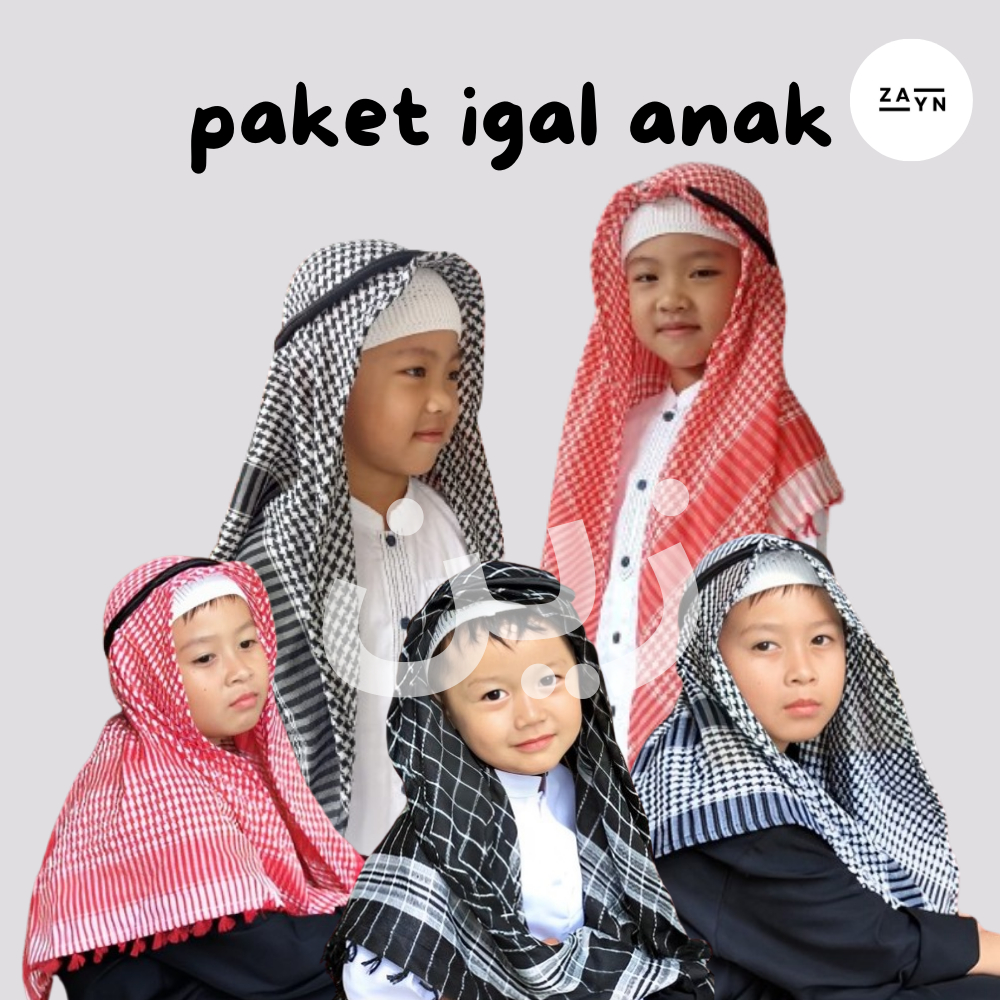 Jual SORBAN ANAK/PAKET IGAL ANAK/SORBAN ANAK MOTIF/SORBAN ANAK SD ...