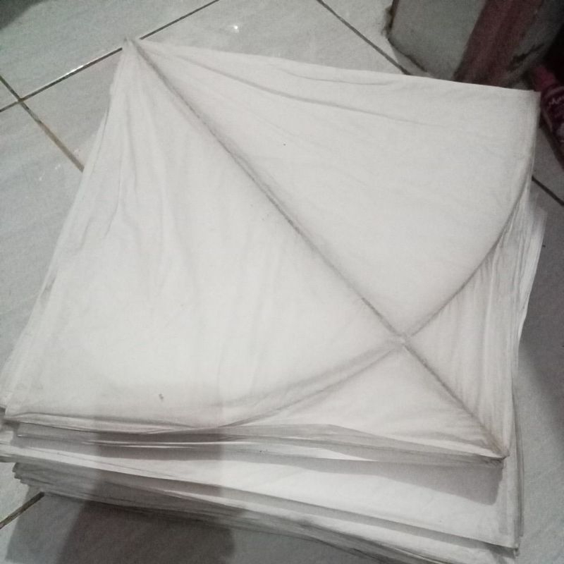 Jual Layangan putih polos(10pcs) | Shopee Indonesia