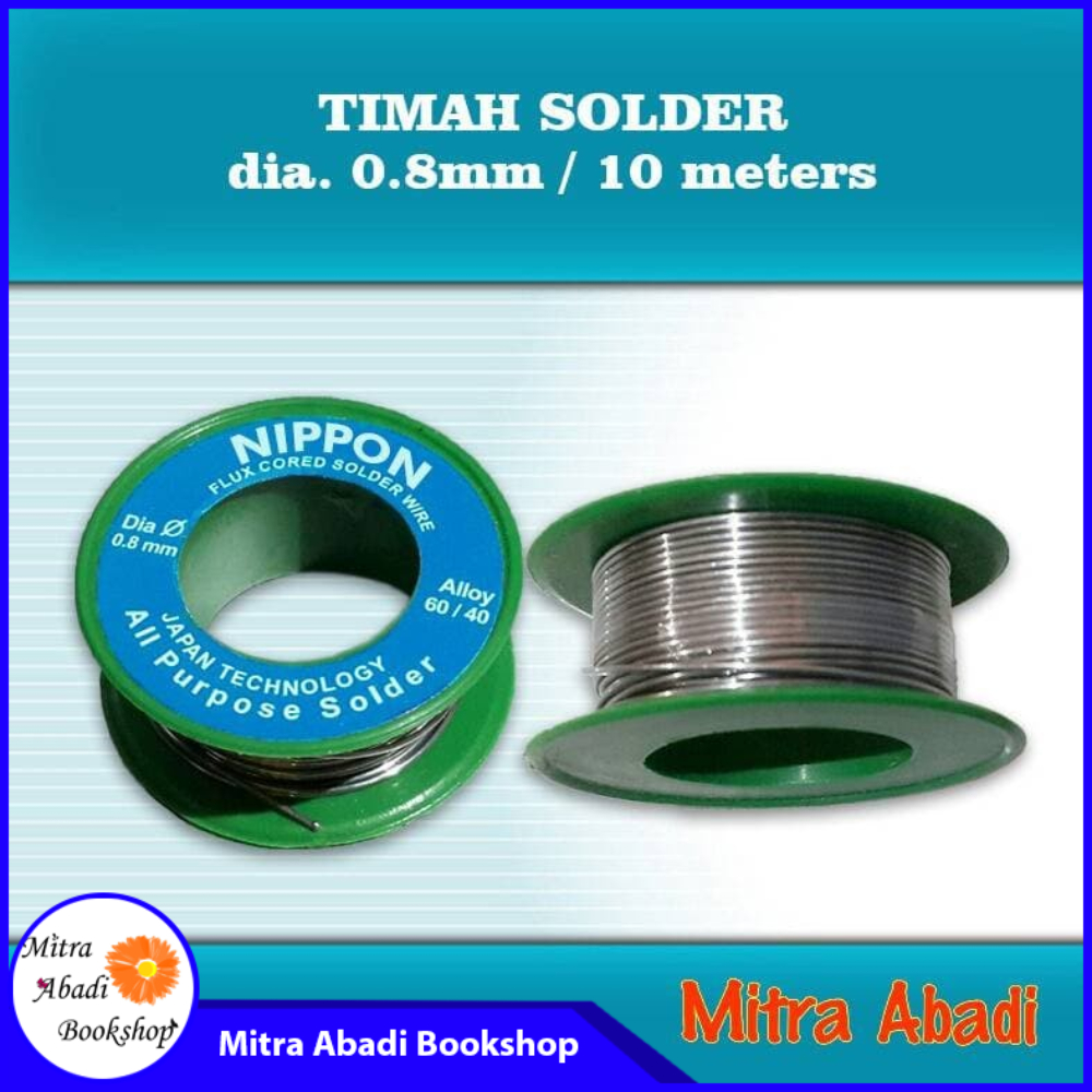 Jual Timah Solder Diameter 0,8 mm Panjang 10 meter | Shopee Indonesia