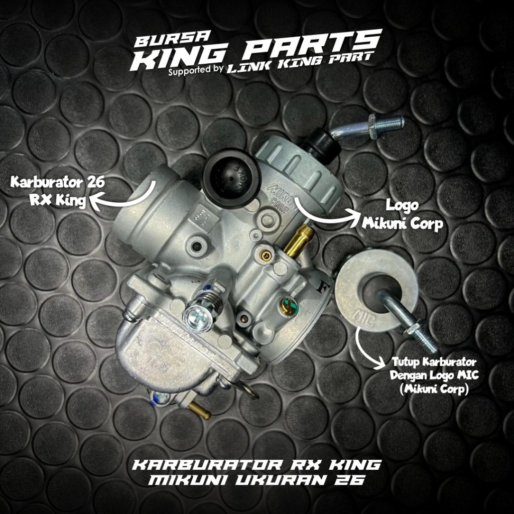 Jual KARBU RX KING MIKUNI CORP MIKUNI CORP RX KING 26MM MIKUNI | Shopee ...