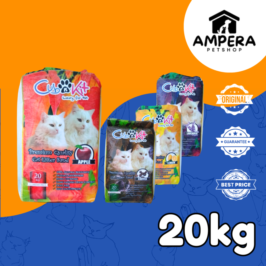 Jual Pasir Kucing Gumpal Wangi CUB N KIT 20KG | Shopee Indonesia