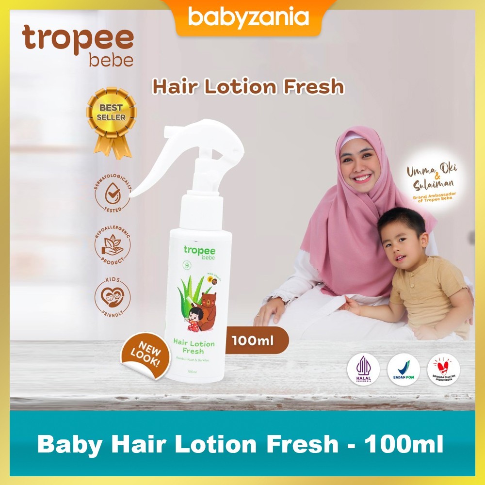 Jual Tropee Bebe Baby Hair Lotion / Kids Conditioner - 100 ml | Shopee ...