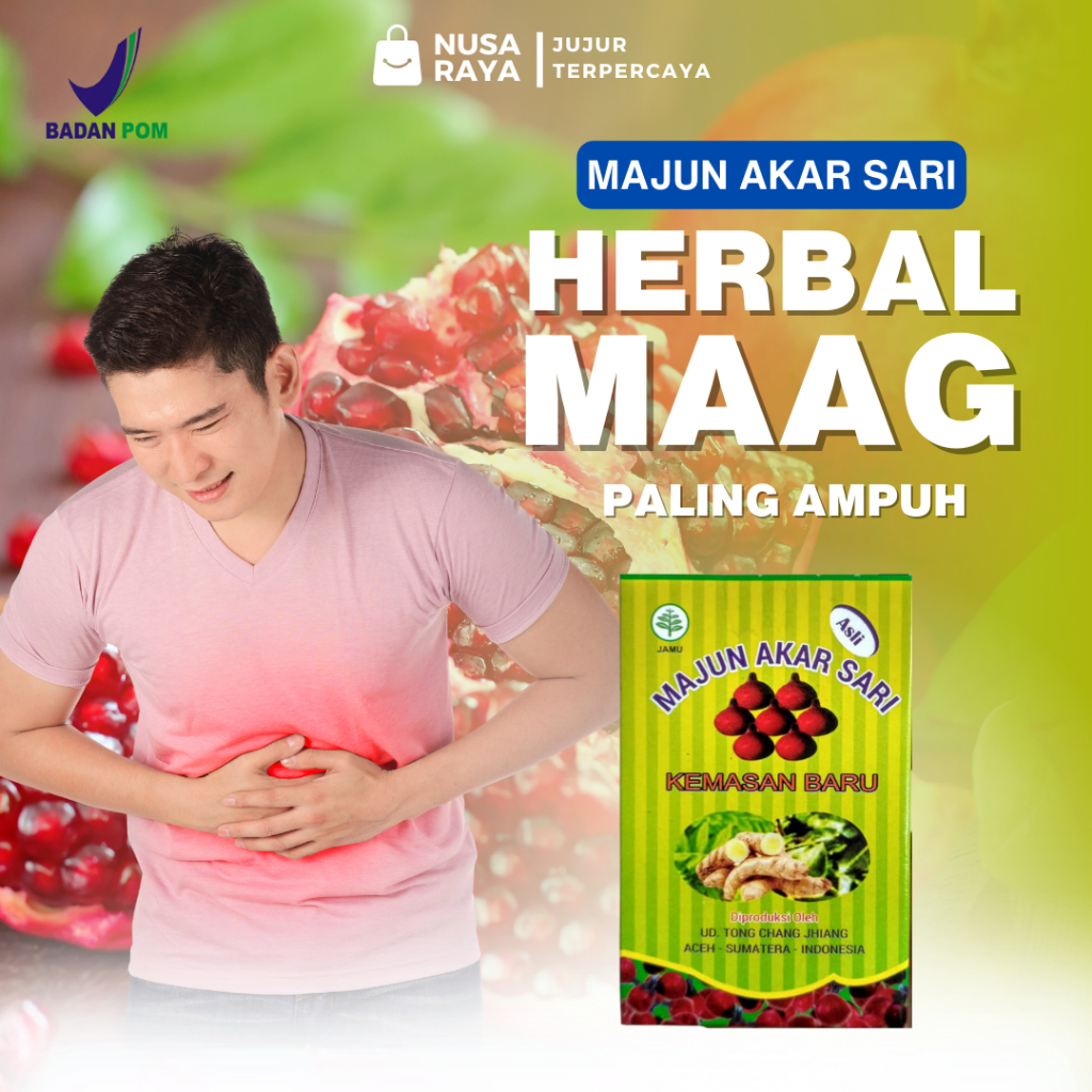 Jual Majun Akar Sari Buah Delima Merah - Obat Asam Lambung Gerd Maag ...