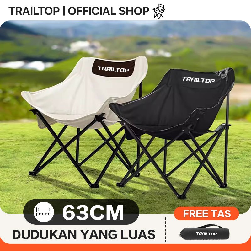 Jual [READY] TrailTop Kursi Lipat Outdoor Kain Oxford Kursi Camping ...