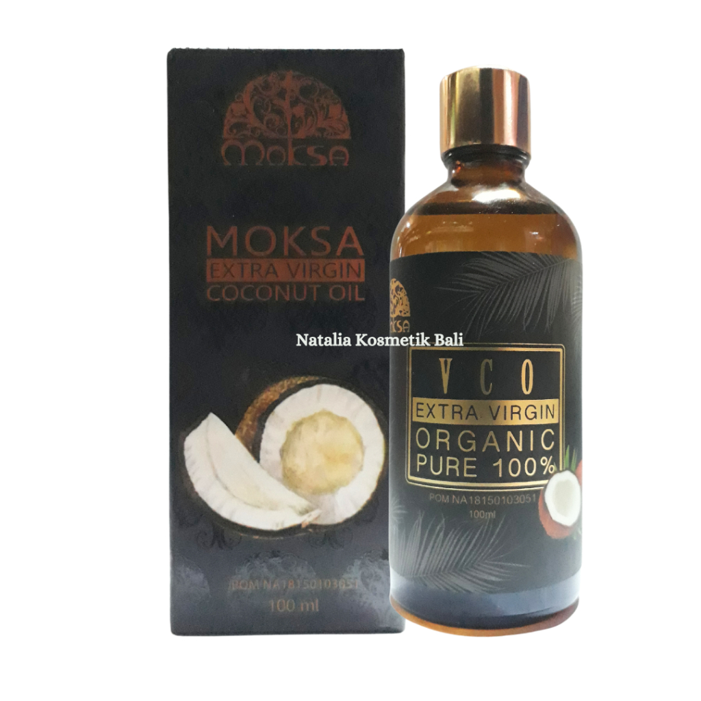 Jual Moksa - Moksa Extra Virgin Coconut Oil 100 ml - Bali Alus Moksa | Shopee Indonesia