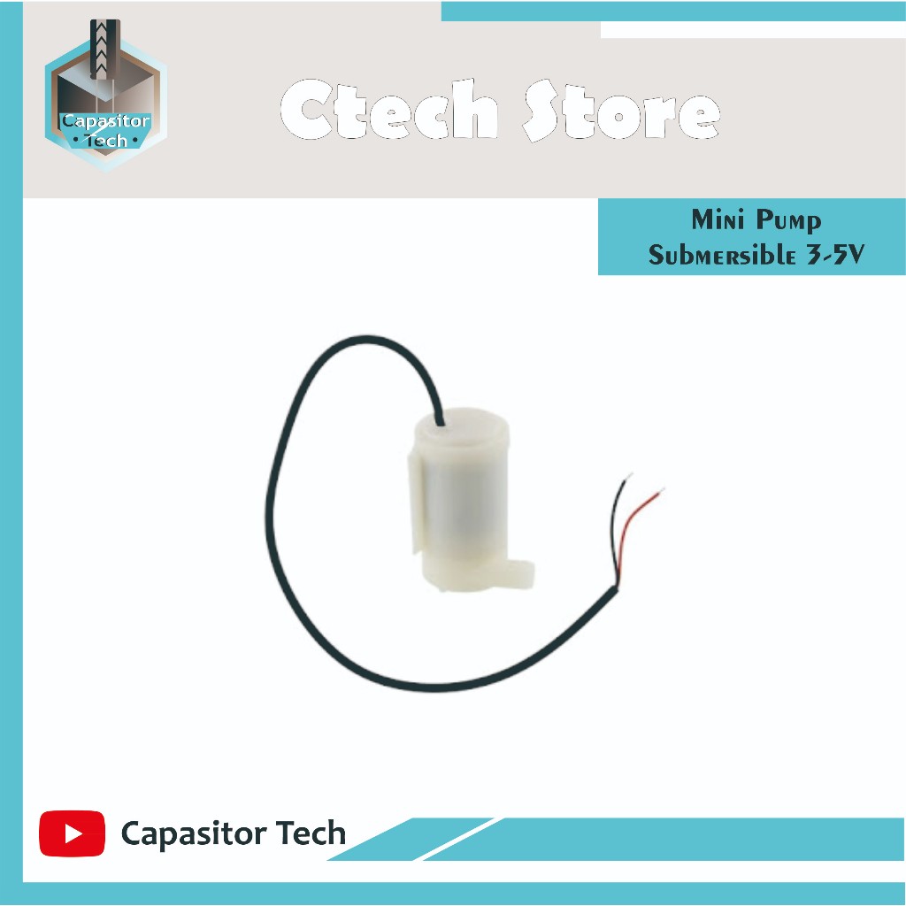 Jual Mini Pump DC Mini Pompa Air Motor Submersible Horizontal 3V-5V ...