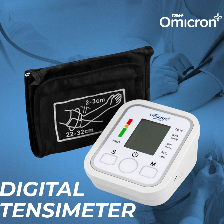 Jual Alat Pengukur Tekanan Darah Tensimeter Digital Cek Tensi Dengan ...