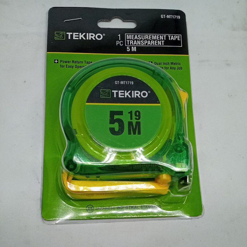 Jual Meteran Roll 5 Meter Tekiro | Shopee Indonesia