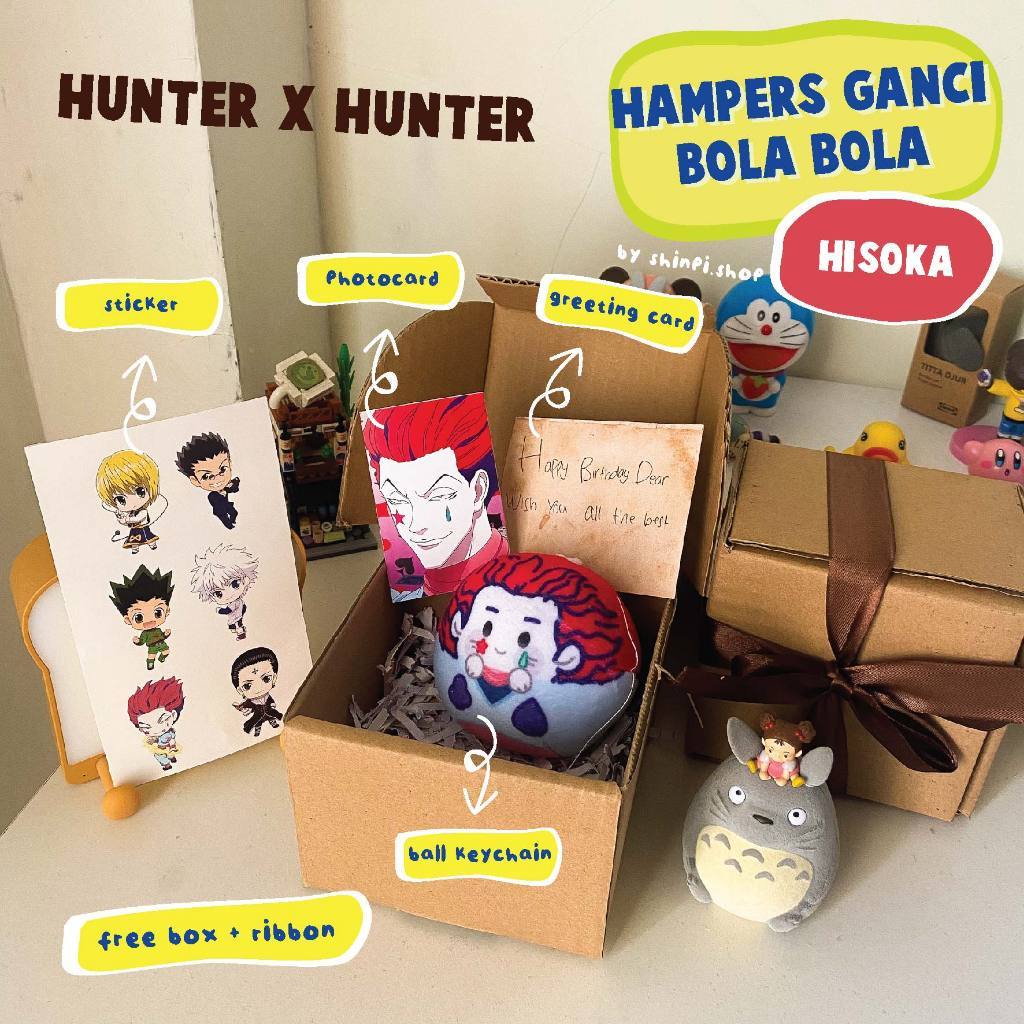 Jual Hampers Gantungan Bola Boneka Hunter X Hunter Anime Wibu Cosplayer ...