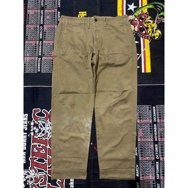 Jual RRL by Ralph Lauren Officer Field Sanforized Selvedge Chino Pants ...