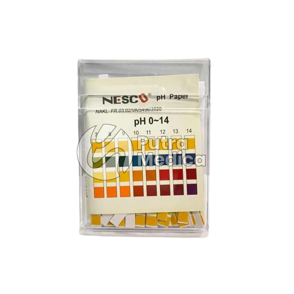 Jual Nesco PH Paper 0-14 isi 100 / Kertas Indikator Pengukur Asam Basa ...
