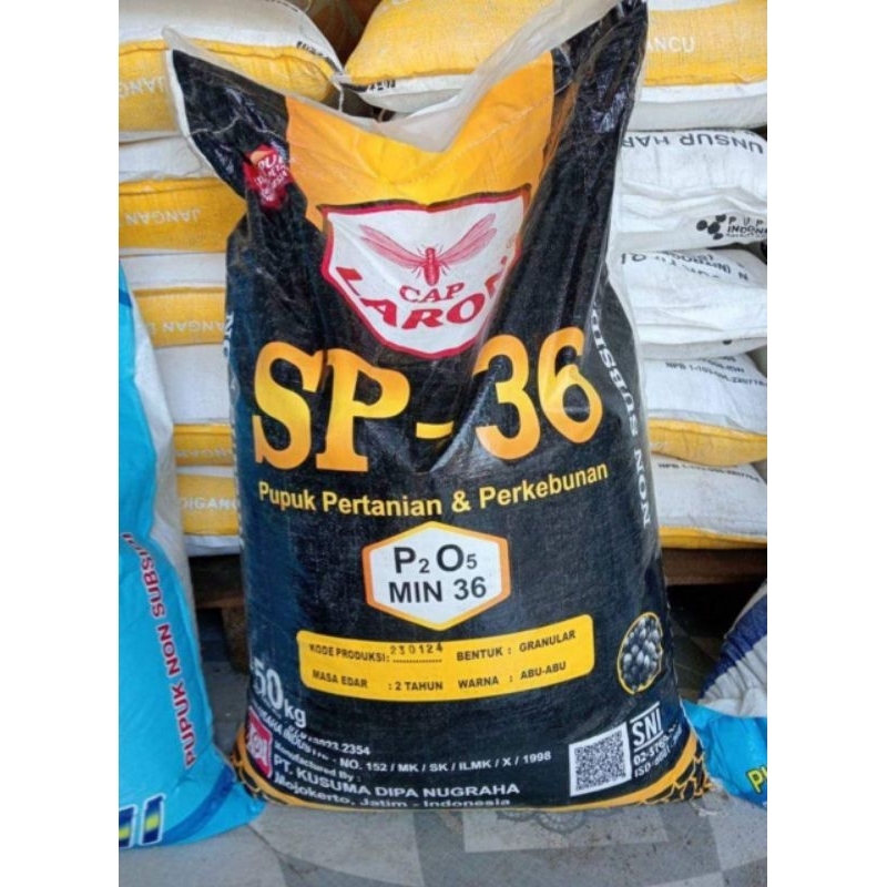 Jual pupuk SP-36 cap laron premium 1 kg | Shopee Indonesia