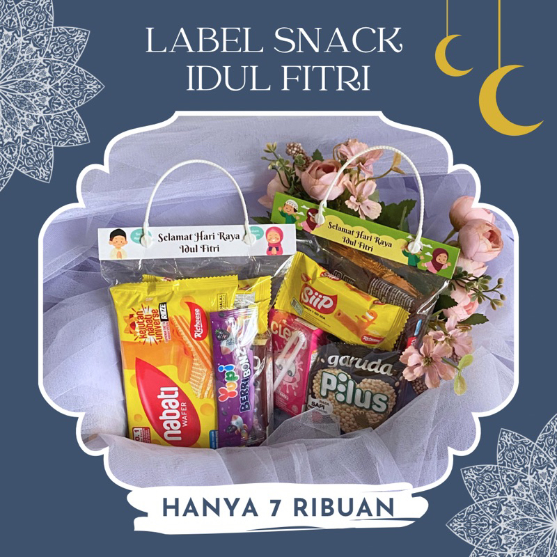Jual Tas Plastik Snack Lebaran Idul Fitri-Plastik Label Snack Lebaran ...