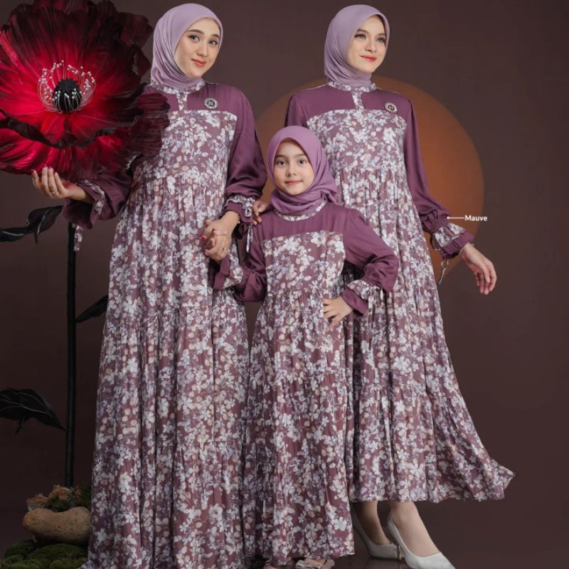 Jual DR204| POLANIA DRESS by Nadheera Luxury [ NEW - ND Pattern Series ] Gamis Nadheera Luxury ...