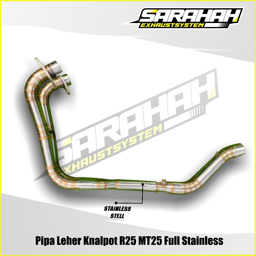 Jual Pipa Leher Knalpot R25 MT25 Full Stainless - Sarahah Exhaust ...