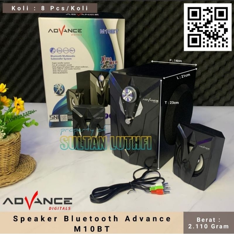 Jual Speaker Bluetooth Advance M10BT | Shopee Indonesia