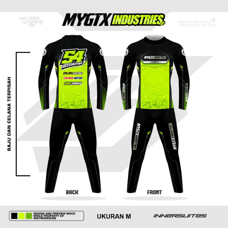Jual Innersuite Racing Daleman Wearpack Bisa Custom Nama | Shopee Indonesia