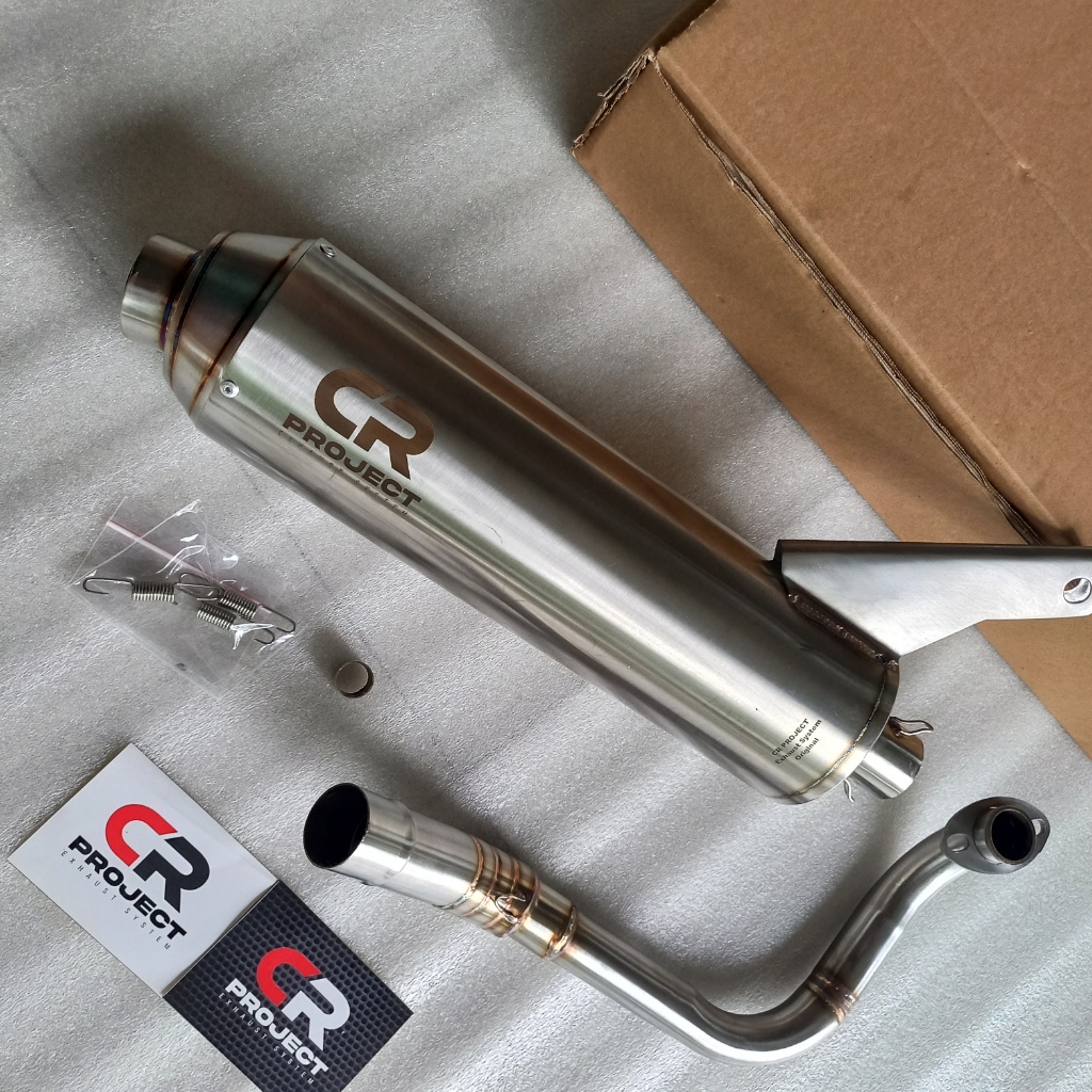 Jual CR-PROJECT Exhaust | Knalpot Standar Racing Mio Mio sporty Mio M3 ...