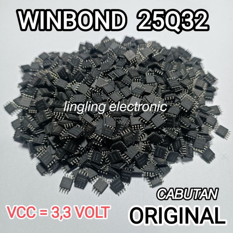 Jual IC WINBOND 25Q32 IC MEMORY SPI 25Q32 4MB ORIGINAL CABUTAN | Shopee Indonesia