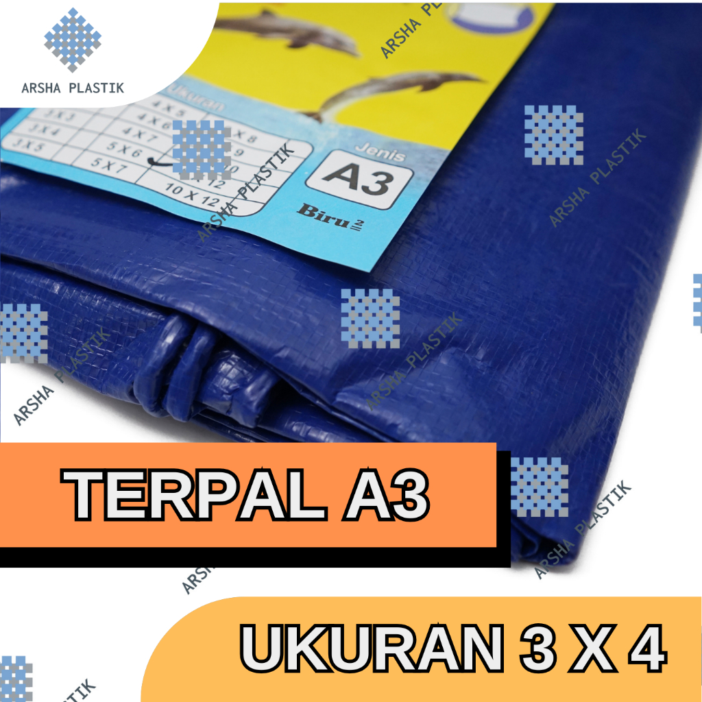Jual Terpal Plastik A3 3x4 Murah | Shopee Indonesia