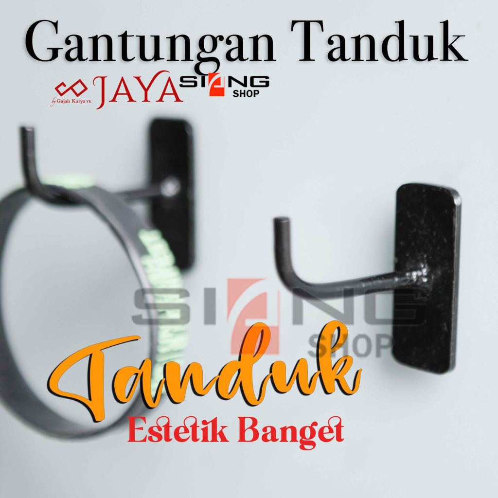 Jual Cantolan Baju Tanduk Hook Besi Gantungan Memudahkan Untuk ...