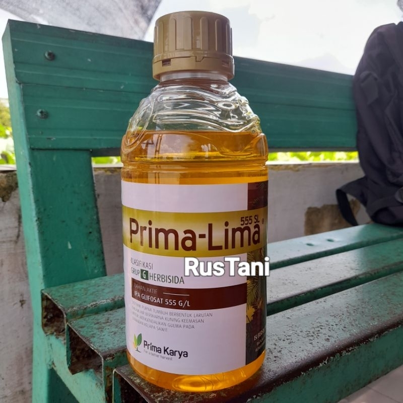 Jual herbisida sistemik prima lima 555sl 1Liter ba : IPA glifosat 555g ...