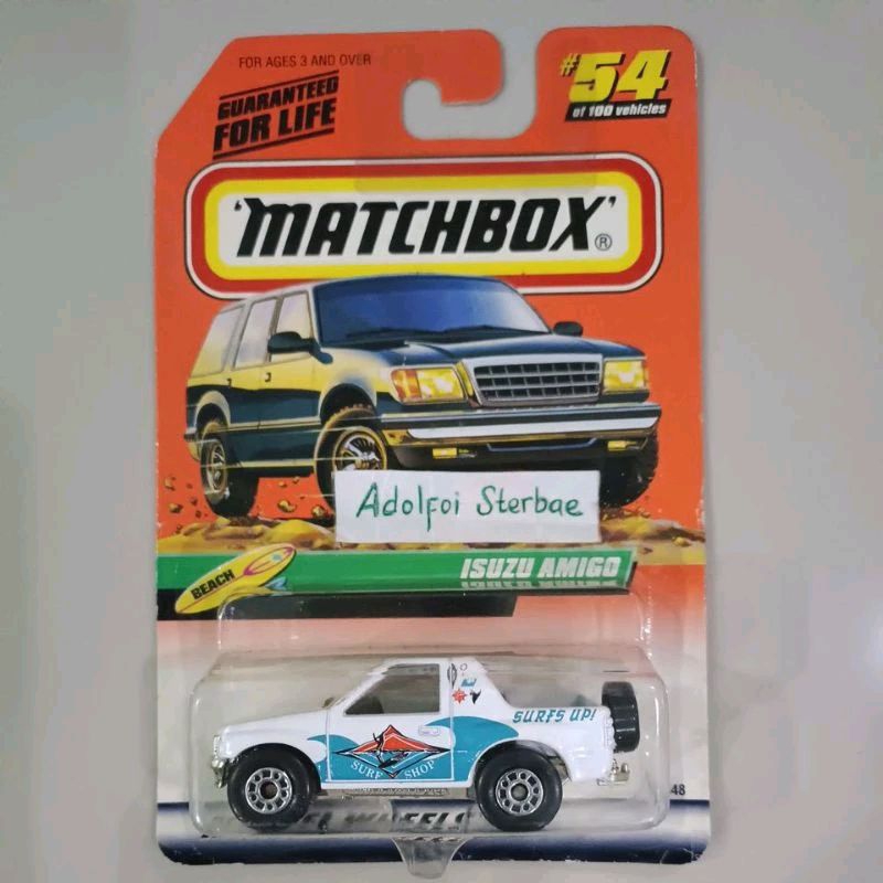Jual matchbox isuzu amigo beach surfs up surf shop | Shopee Indonesia